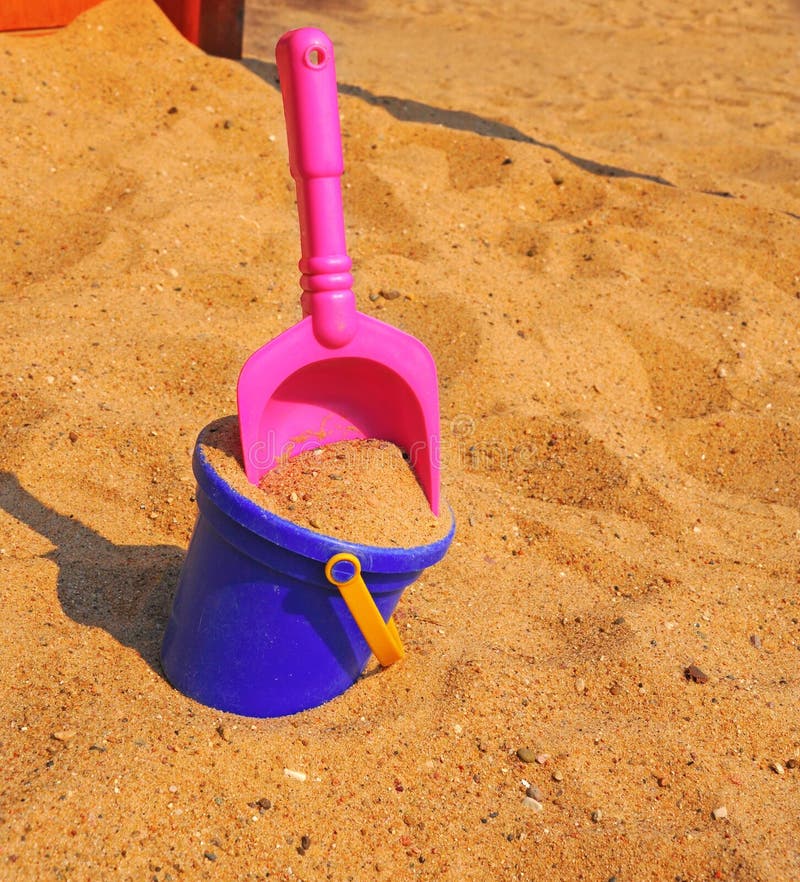 In sand box stock photo. Image of beach, playground, sandbox - 41313198