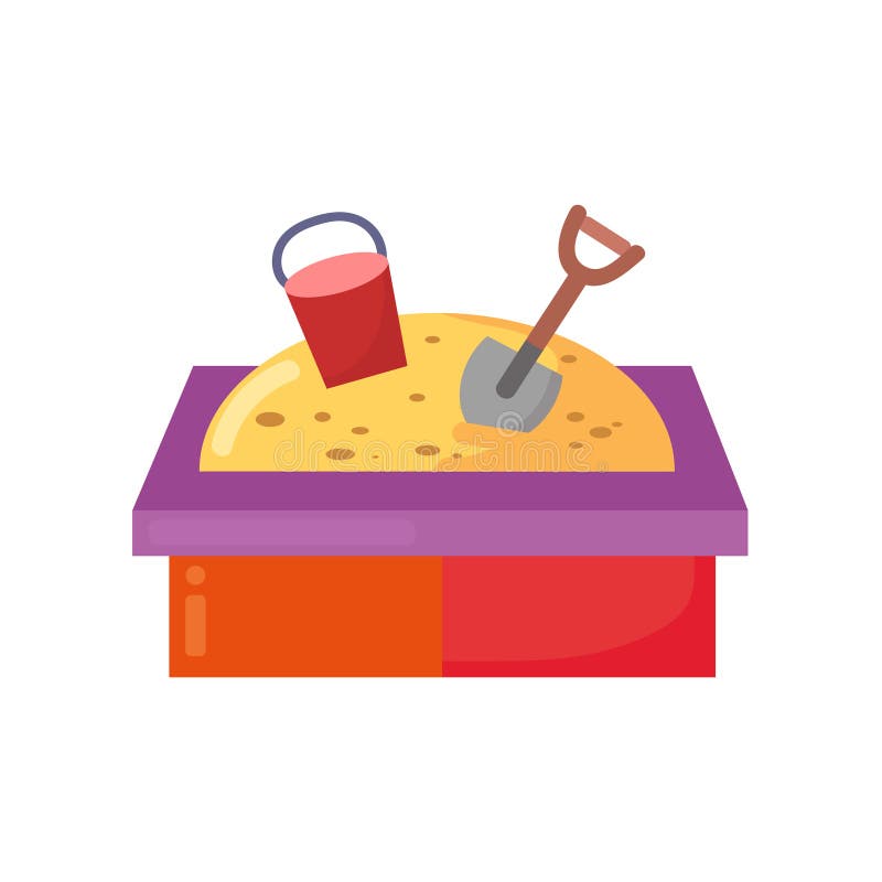 Sand Box Icon Clipart Avatar Logotype Isolated Vector Flat Illustration ...