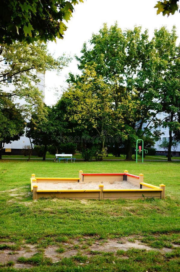 Sand box stock photo. Image of garden, plant, ground - 44849760