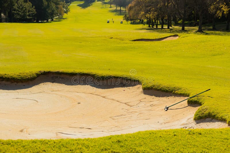 Bunker Rake Close Up stock image. Image of golf, recreation - 8164223