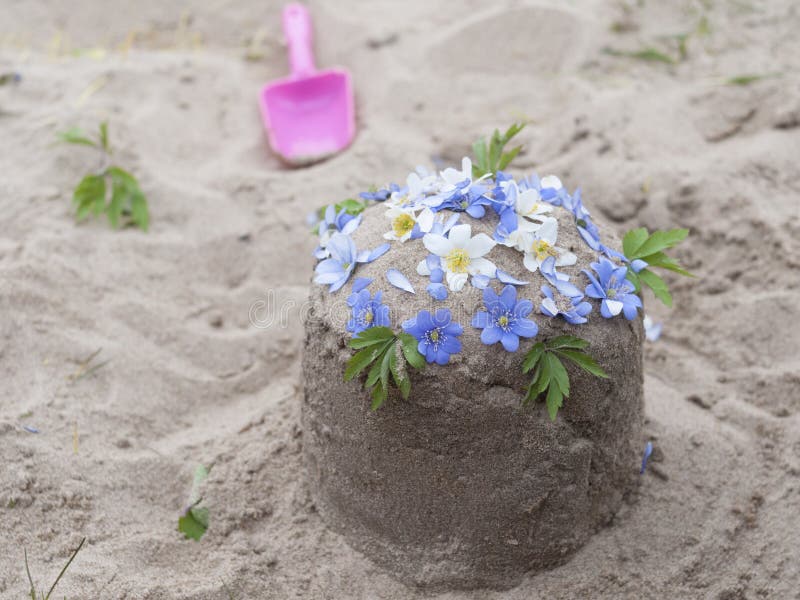 Sand cake stock image. Image of decoration, material - 31305271