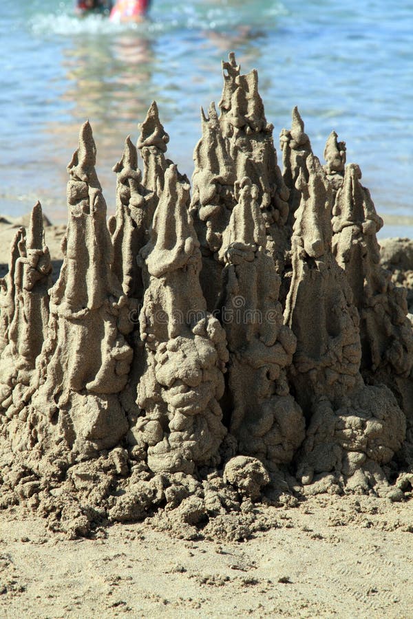 Sand castle stock image. Image of province, costa, landscape - 21775731