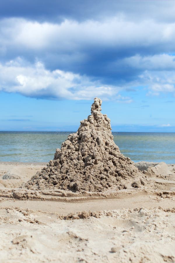 Sand castle. stock photo. Image of resort, summer, beach - 33074804