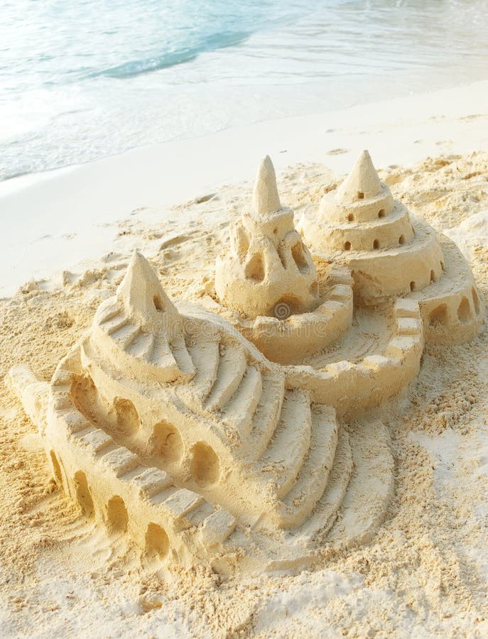 Sand Castle stock image. Image of holiday, fort, exotic - 32101525