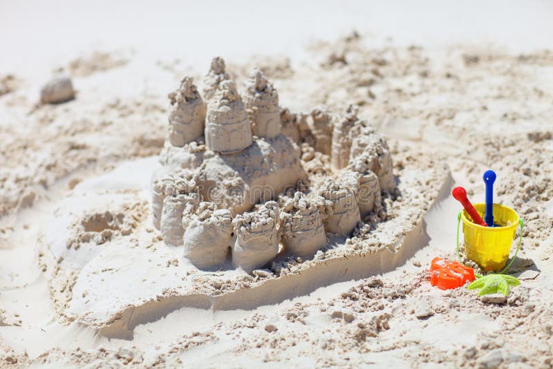 Sand Castle stock image. Image of seashore, sandcastle - 13720315
