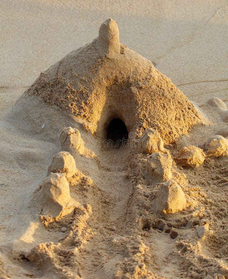 Sand Castle Hole Middle Stock Photos - Free & Royalty-Free Stock Photos ...