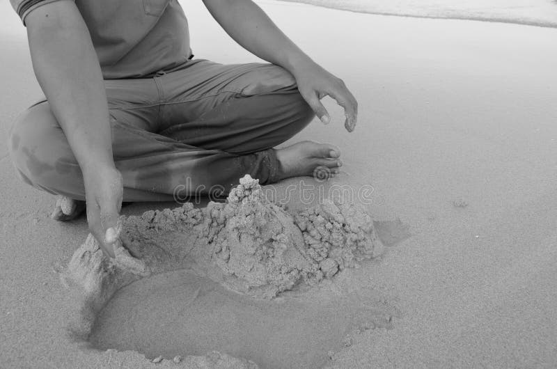 Sand castle stock photo. Image of sand, rest, building - 51631528