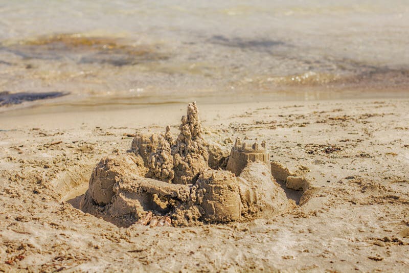 Sand Castle Summer Vacation Stock Photo - Image of summer, sand: 79884088