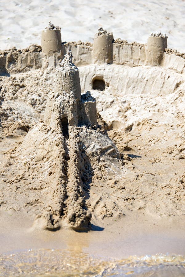 Sand castle stock photo. Image of nature, nautical, holiday - 43274366