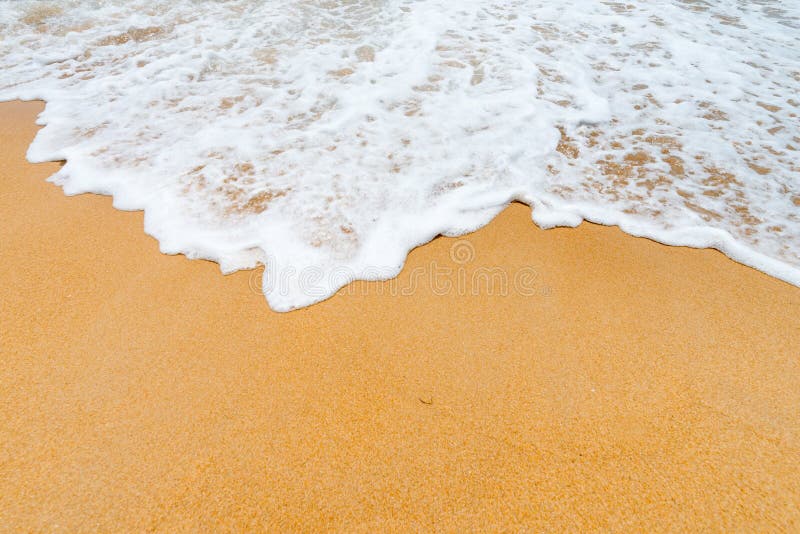 Sand Clean Beach Background Stock Image - Image of smooth, coastline ...