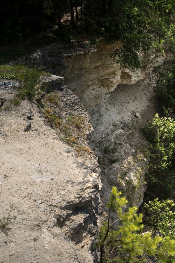 Soil Texture,Sand Cliffs, Geological Rocks Stock Image - Image of edge ...