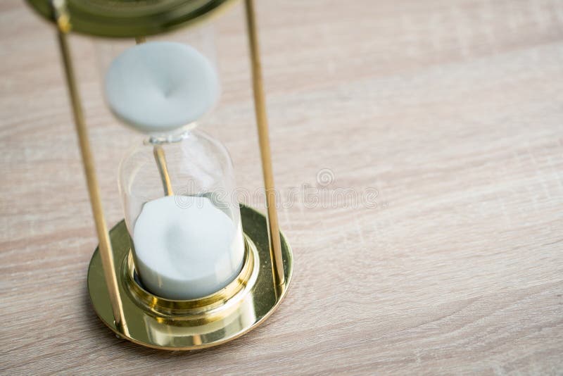 Sand Clock, Business Time Management Concept Stock Photo - Image of ...