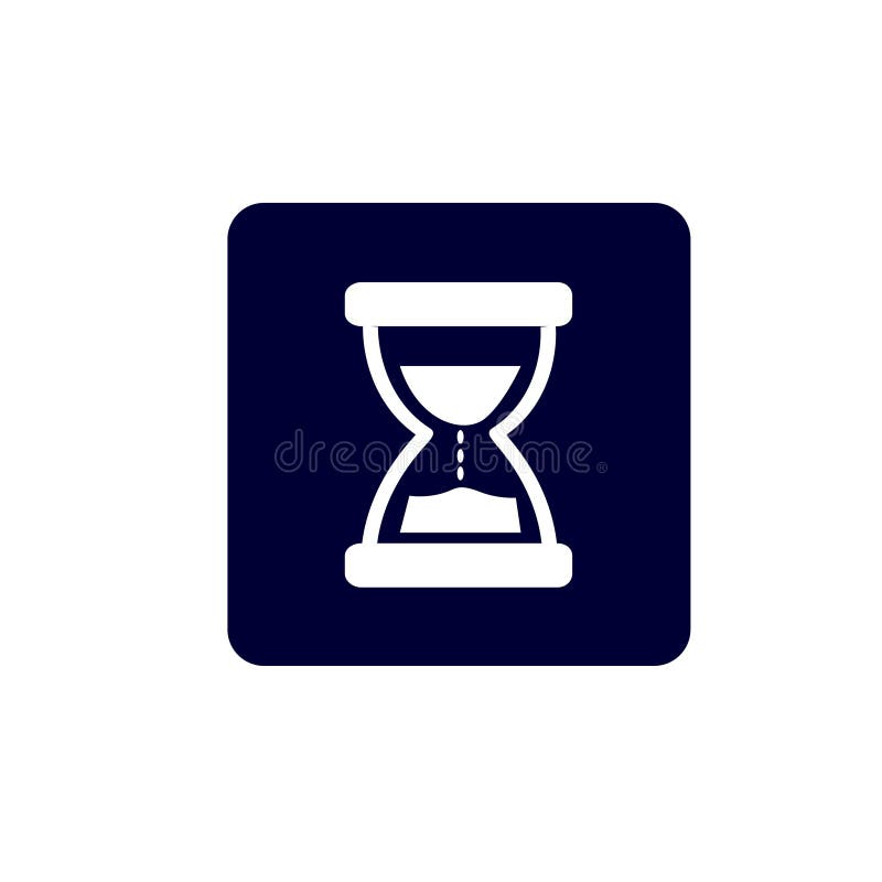 Sand Glass Icon, Vector Illustration. Sand Clock Icon Vector ...