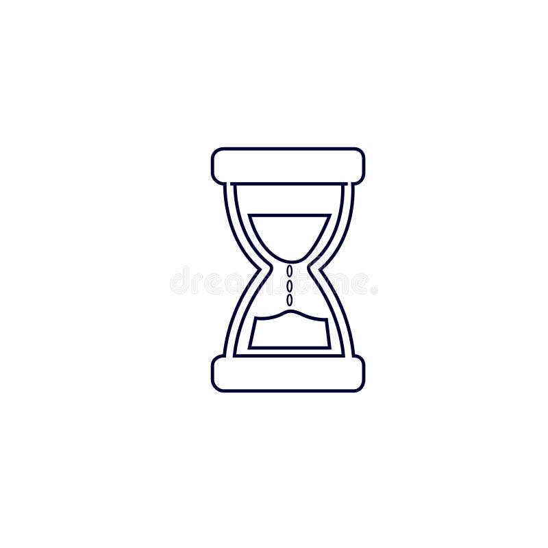 Sand Glass Icon, Vector Illustration. Sand Clock Icon Vector ...