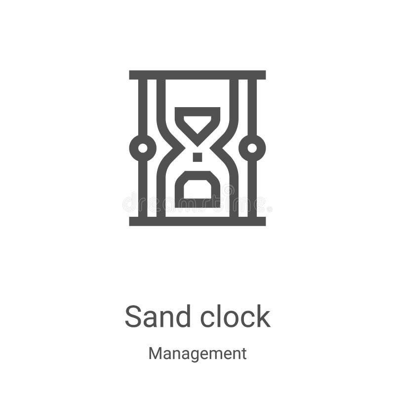 Sand Icon Vector from Desert Collection. Thin Line Sand Outline Icon ...