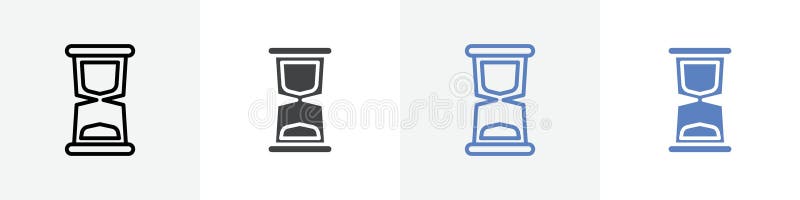 Sand Clock Icon Vector Set Use for Web Ui or App Stock Vector ...