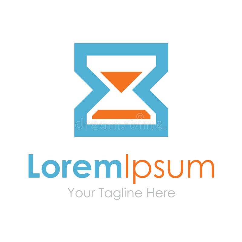 Sand Clock Time Half Full Simple Business Icon Logo Stock Illustration ...