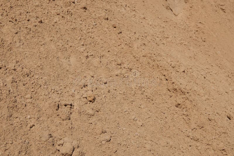 Sand Closeup for Construction Material Stock Image - Image of pavement ...