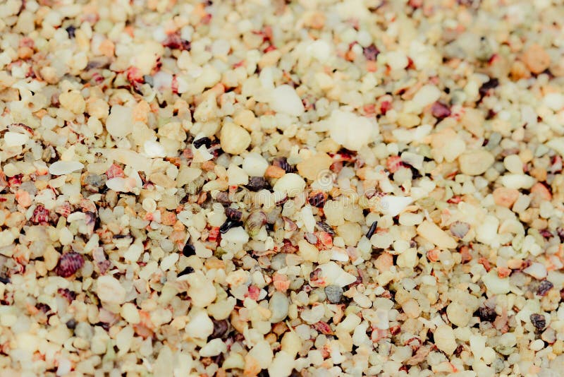 Sand , Coarse Sand Surface in Close-up Shot Stock Image - Image of ...