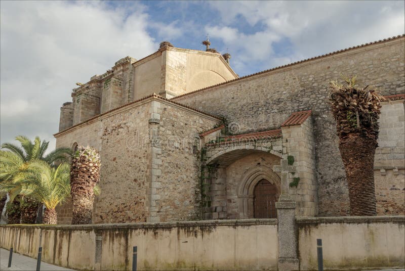 Sand Coloured Stone Ancient Building Stock Photo - Image of retro ...