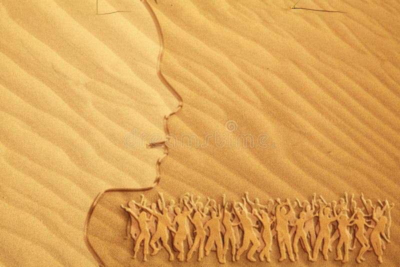Sand Dance bright idea stock image. Image of horizontal - 10674585
