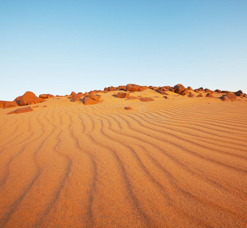 Sand desert stock image. Image of sand, dune, natural - 18556219