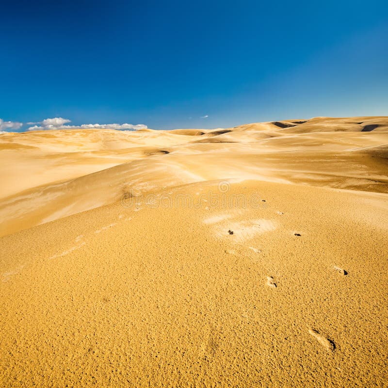 Sand desert stock photo. Image of landscape, desert, climate - 34597128