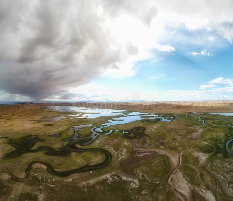 Sand desert and river stock image. Image of freedom - 207646239