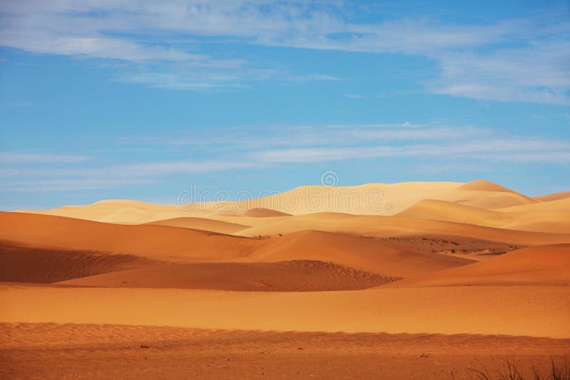 Sand desert stock photo. Image of arid, soil, orange - 67453258