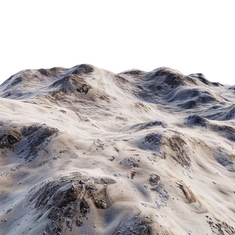 Sand Desert on Transparent Background - Ai Generated Stock Illustration ...