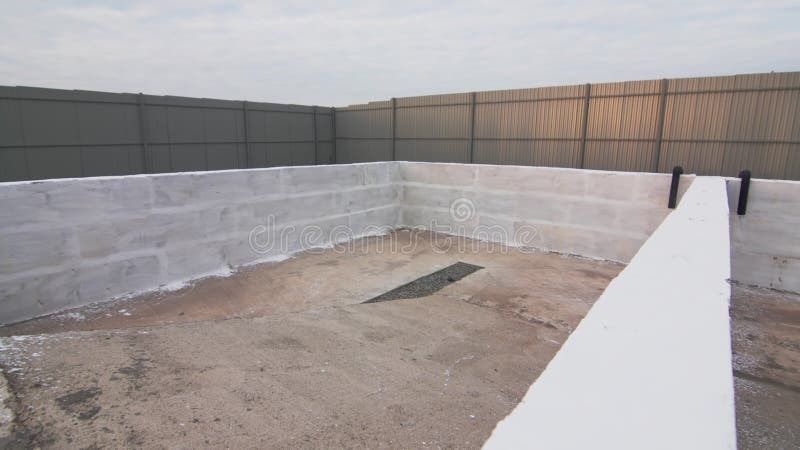 Sand Drying Bed Area Serves for Dewatering of Sludge Stock Video ...