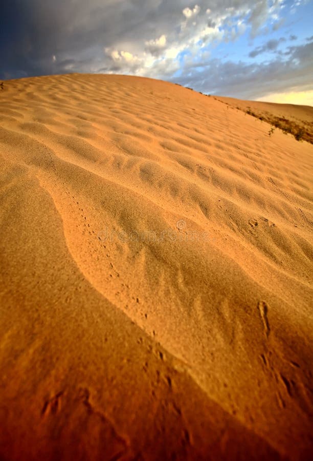 Sand dune stock image. Image of prairie, clouds, patterns - 15580241