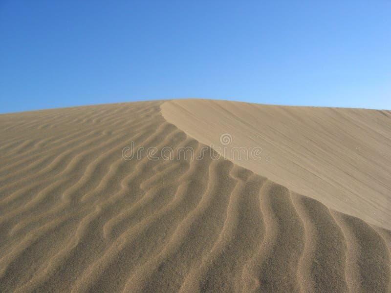 Sand dune stock image. Image of drought, arid, pattern - 423519