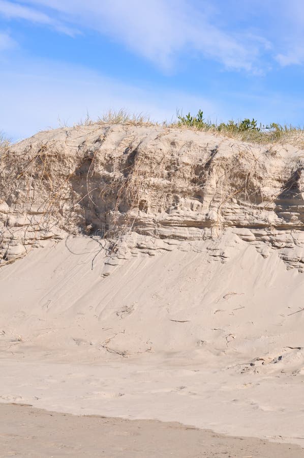 Sand Dune Erosion stock image. Image of texture, grass - 65696561