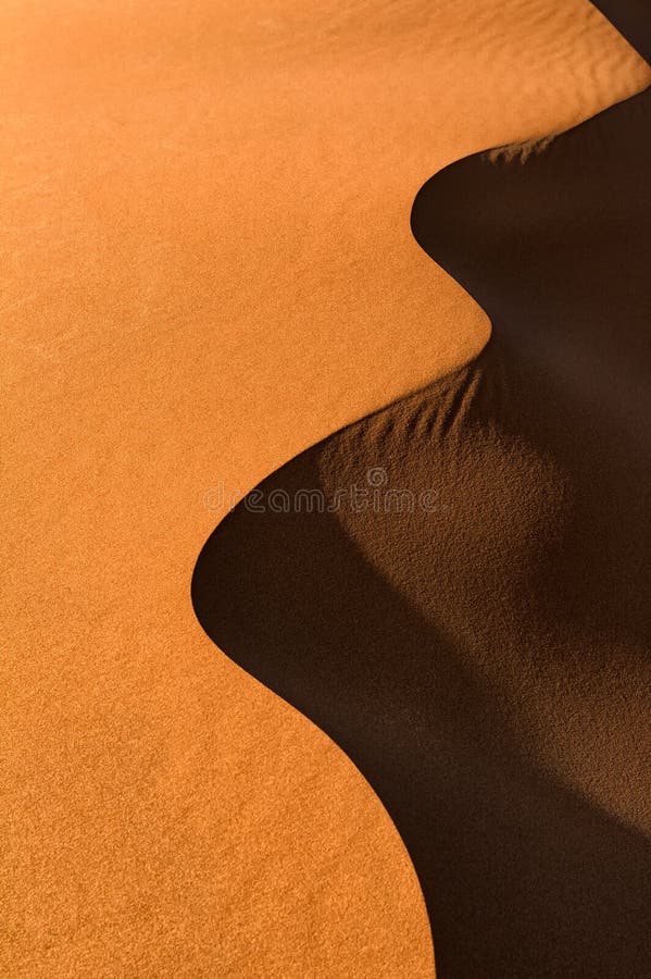 Sand dune patterns stock image. Image of sanddune, curve - 63395551