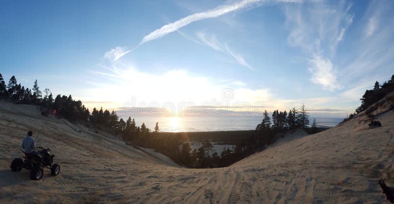 Sand dune sunset stock photo. Image of dune, banshee - 67841952