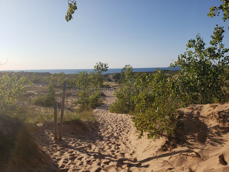 Sand trail stock image. Image of sand, beautiful, outside - 126033657