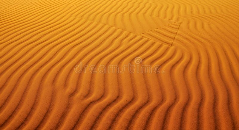Sand Dune Waves Texture and Shadows Creates a Desert Pattern Stock ...