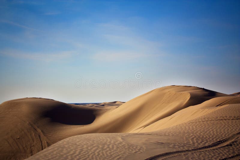 Sand Ripple and Shadow Patterns Stock Photo - Image of abstracts, dunes ...