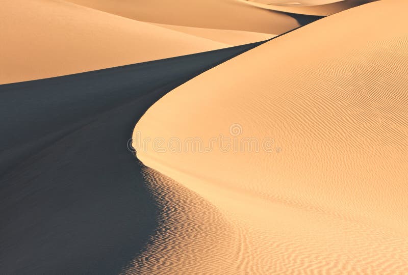 Sand Dunes stock photo. Image of valley, horizontal, curves - 22953588
