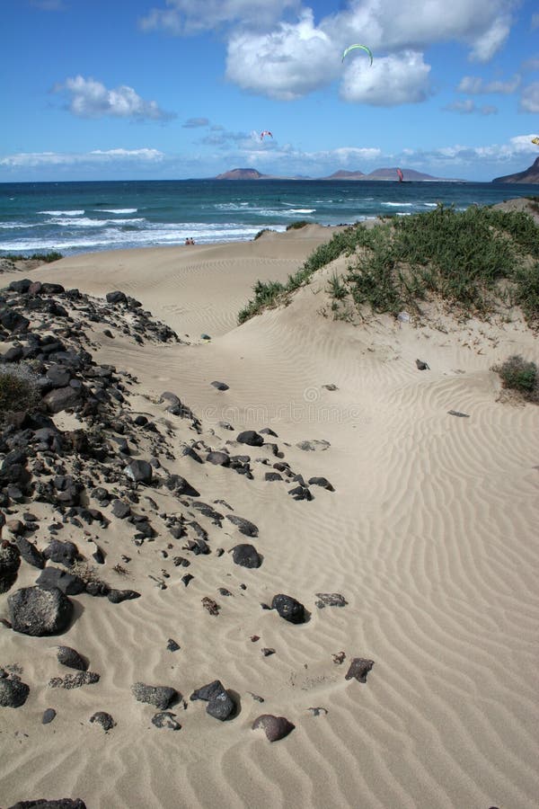 Sand dunes stock image. Image of sport, canary, cliffs - 9107393
