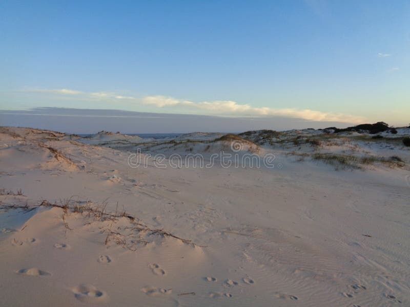 Sand Dunes on the Beach of the City of Jose Ignacio, Uruguay Stock ...