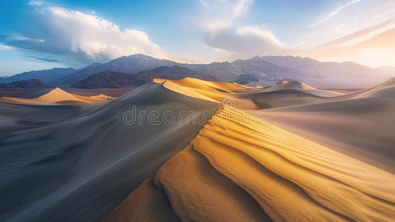 Sand Dunes Bend in the Wind Stock Photo - Image of yellow, bend: 310659730