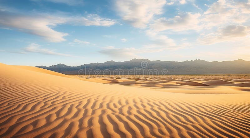 Sand Dunes in the Desert, Desert with Desert Sand, Desert Scene with ...