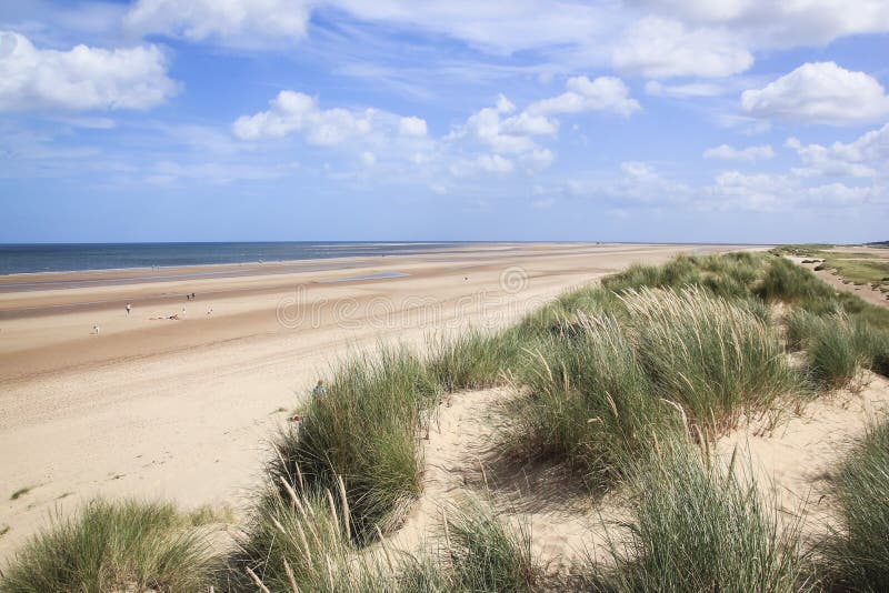 Sand Dunes Holkham Beach North Norfolk Uk Stock Photo - Image of coast ...