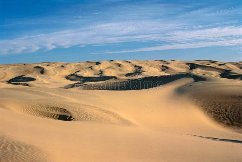 Indian Thar Desert Sand Dunes Khuri Jaisalmer Rajasthan India Stock ...