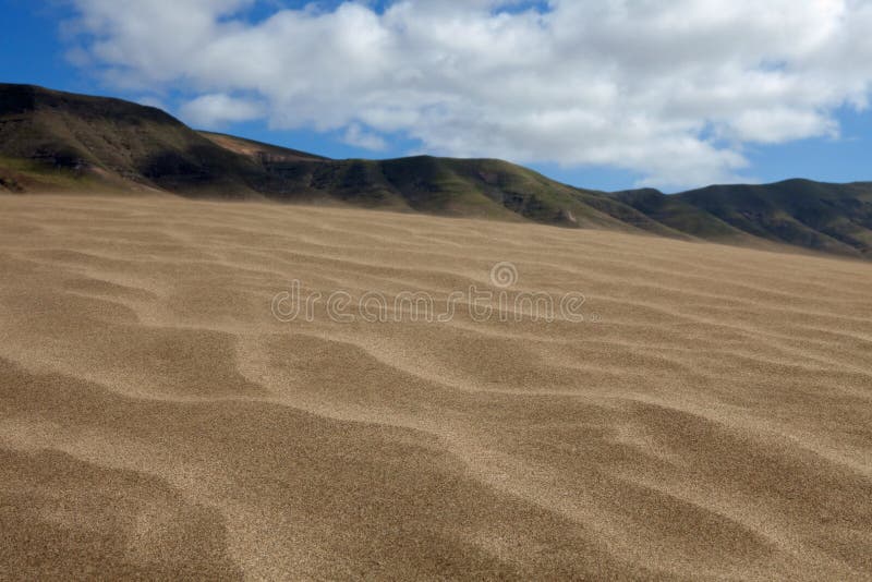 Sand dunes, Lanzarote stock image. Image of canary, lanzarote - 16826201