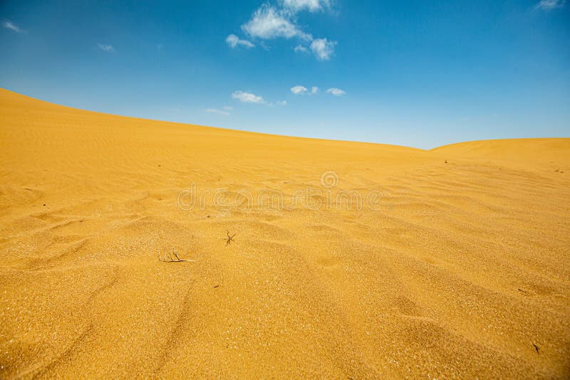 The Sand Dunes of the Moroccan Sahara Desert Stock Photo - Image of ...