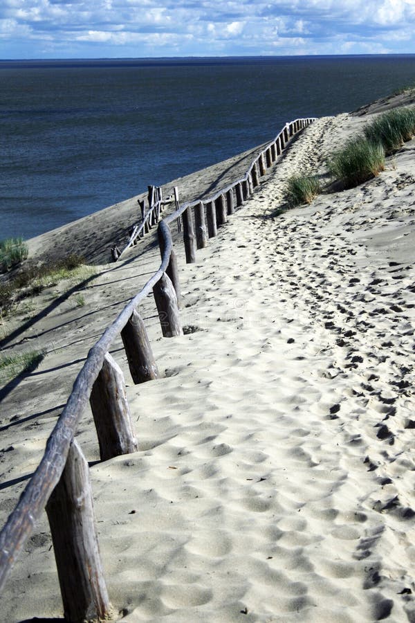 Sand Dunes and path stock image. Image of travel, path - 89530485