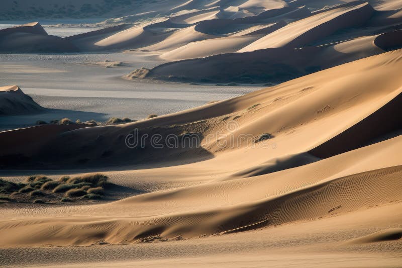 Sand Dunes in a Range of Different Colors, with Contrasting Patterns ... Sand Dunes in a Range of Different Colors, with Contrasting Patterns ...
